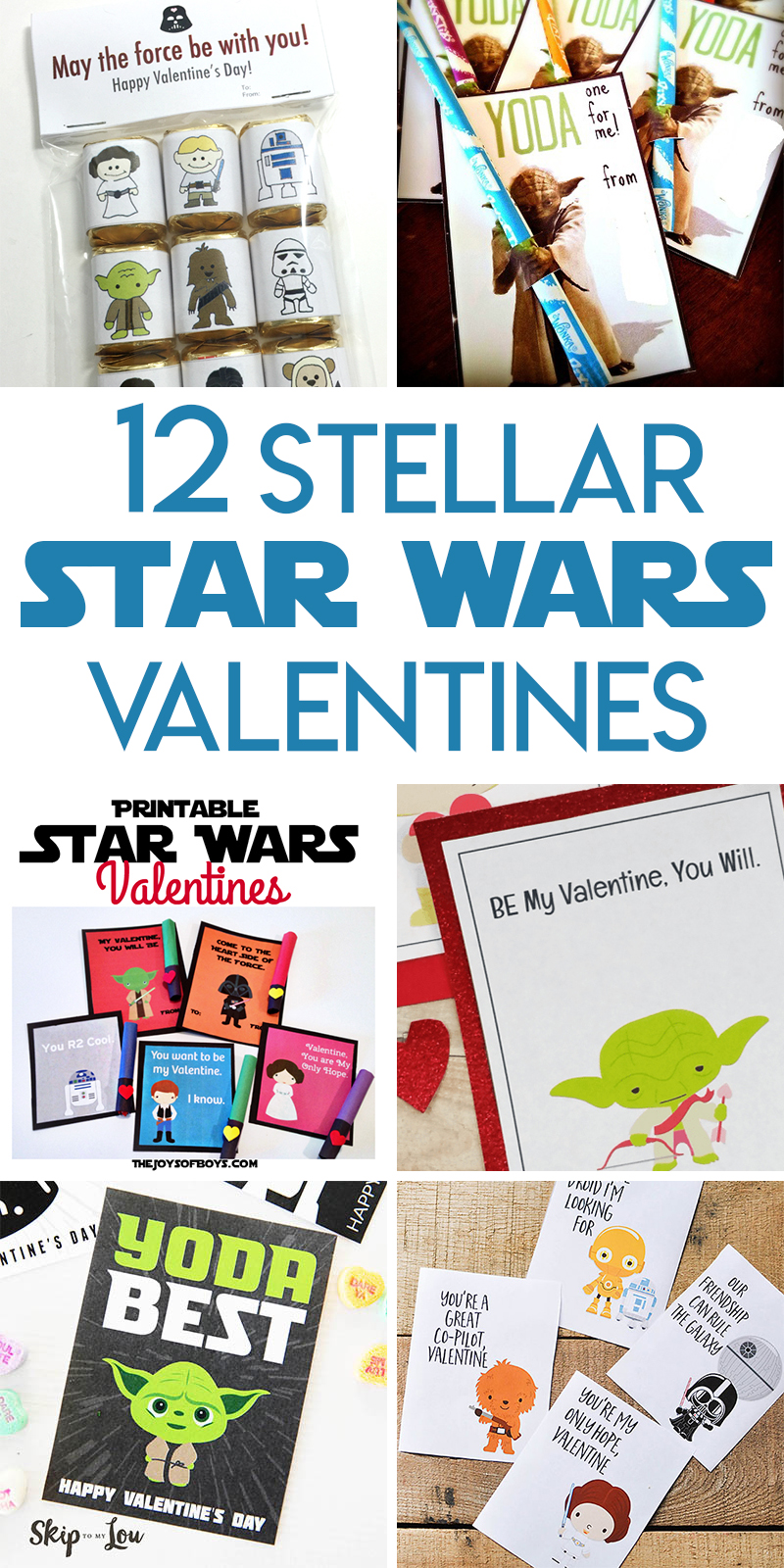 12 Stellar Star Wars Valentines with Free Printables | Random Acts of ...